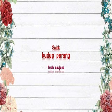 Kudup perang | PPTX