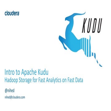 Kudu Cloudera Meetup Paris | PDF