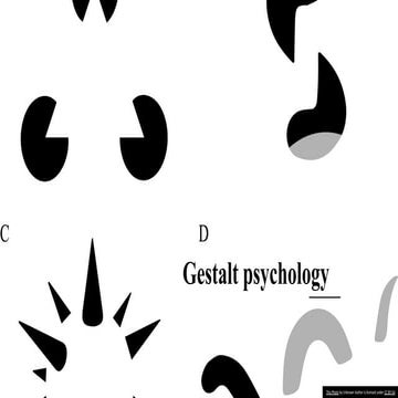Gestalt school of thought in psychology key points | PDF