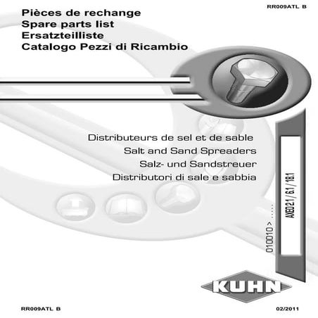 Kuhn axeo 6.1 salt and sand spreaders | PDF