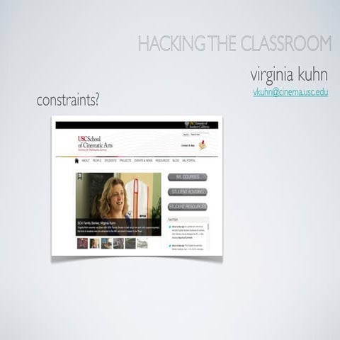 Viola Lasmana: Hacking the Classroom | PPTX