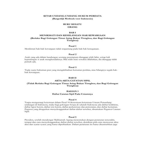 Kuhp perdata-bagian | PDF