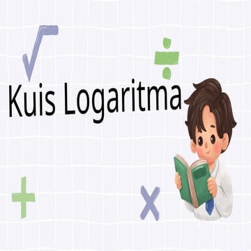 powerpoint presentase materi logaritma kelas 10 | PPTX