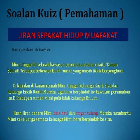 KUIZ BM TAHUN 3 | PPT