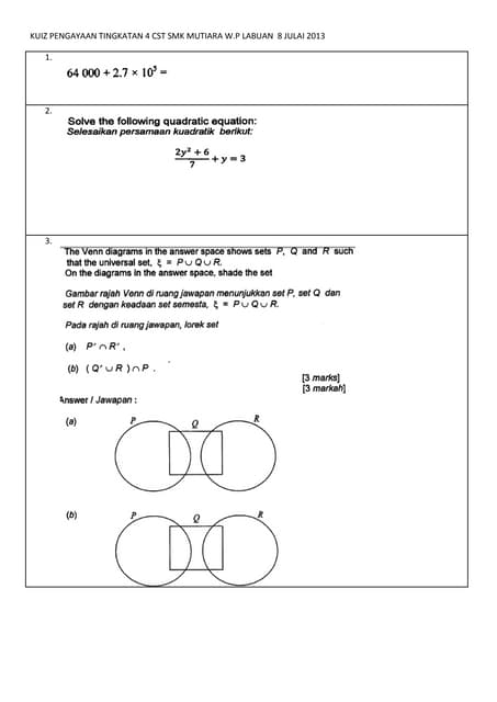 Mathematics Form 1-Chapter 1 Rational Numbers -Integers -Basic ...