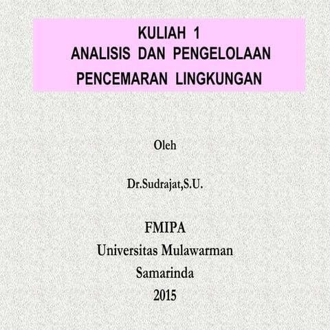 Kul_1_Analisis-Pencemaran_2015.ppt