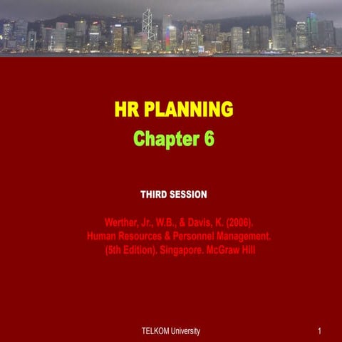 HRM davis Chapter 6 hr planning 2014 | PDF