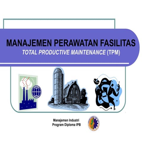Total productive maintenance | PPTX