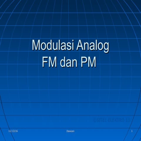 Kuliah 5 modulasi analog-2 | PPT