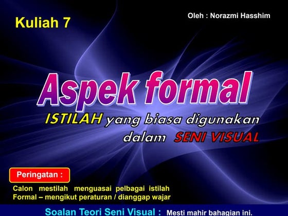 Prinsip Rekaan Seni Visual | PPT