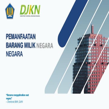 KULIAH 7 PEMANFAATAN BMN PMK 115 2020.pptx