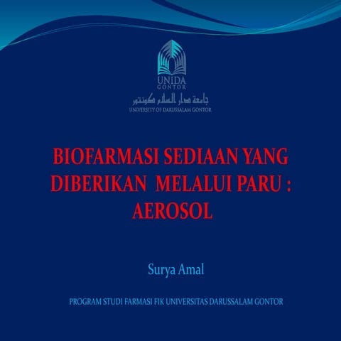 PENGGOLONGAN DAN BENTUK SEDIAAN OBAT | PPTX