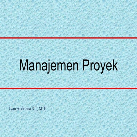 KULIAH MANPRO iyan | PPT