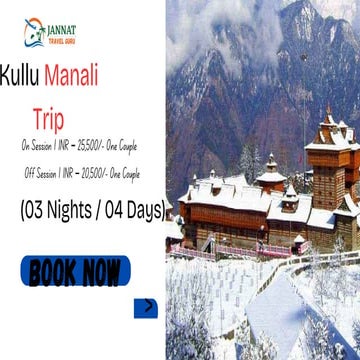 Kullu Manali Tour Package - Book Manali Packages at Best Price | PDF