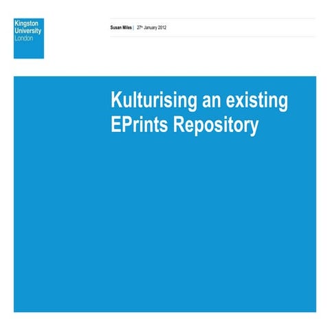 ePrints Shelves Project | PPT