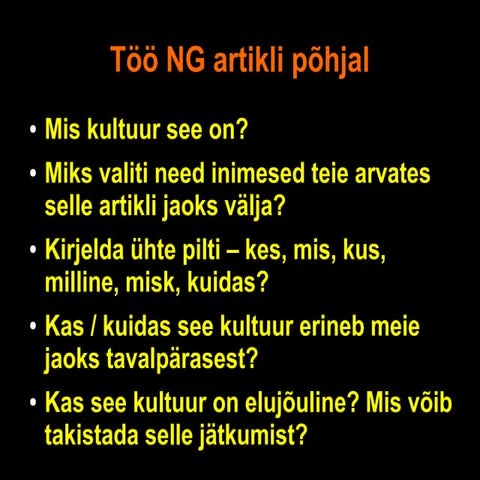 Kultuur11rt | PPT