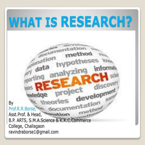 What is Research | PPT