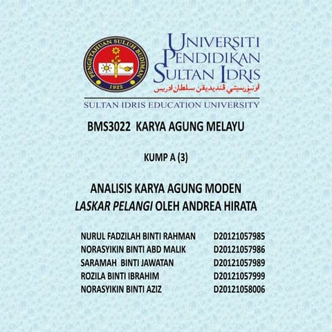 Kump 3 laskar pelangi | PPTX