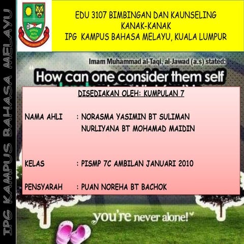 Kump 7 tutorial 4 | PPTX