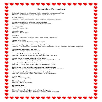 Kumpulan Peribahasa | DOCX
