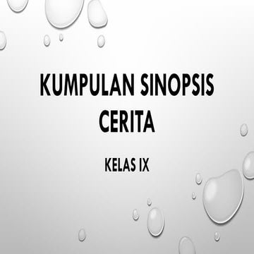 Kumpulan Sinopsis Cerita Buku Nonteks.pptx