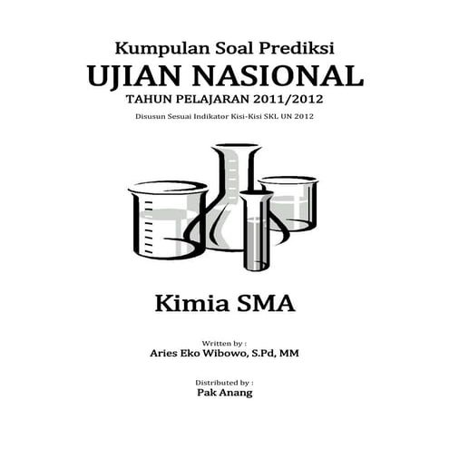 Kumpulan soal prediksi per skl un kimia sma 2012 | PDF