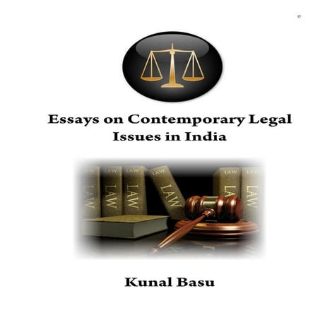 Essays on Contemporary Legal Issues in India | PDF