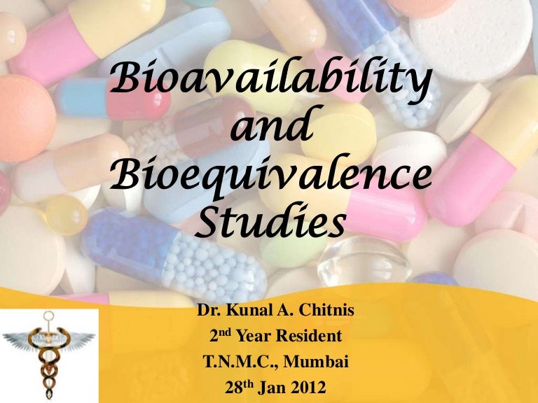 Bioavailability and Bioequivalence Studies