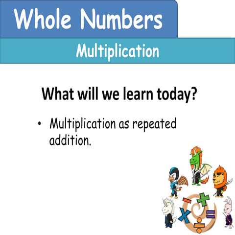 Kungfu math p1 slide4 (multiplication) | PPT
