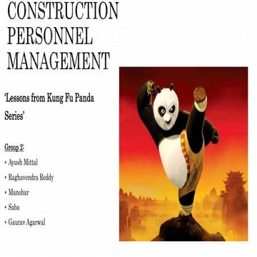 Kung fu panda HR MOTIVATION | PPTX