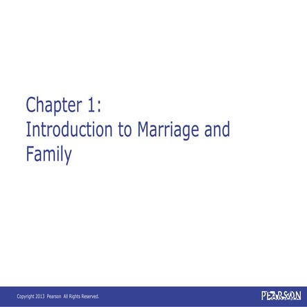 Chapter 1 introduction to the family | PPT
