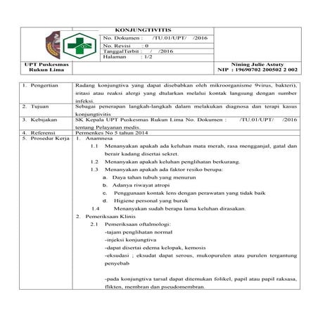 Kupdf.com sop konjungtivitisdoc | PDF