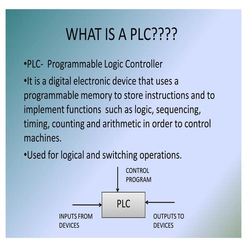 programmable-logic-circuit-plc for industry | PPT