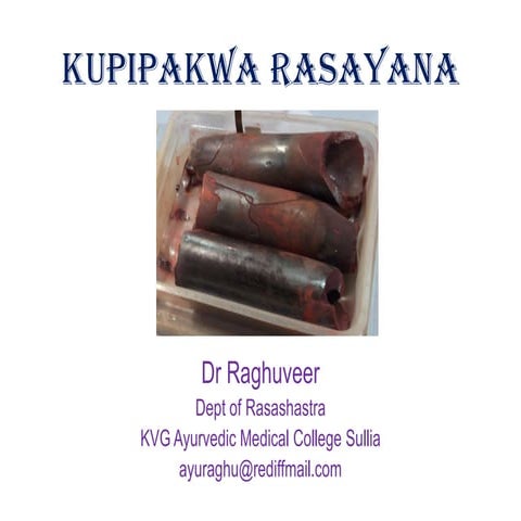 kupi_pakwa_Rasayana.pdf Rasashtra important | PPT