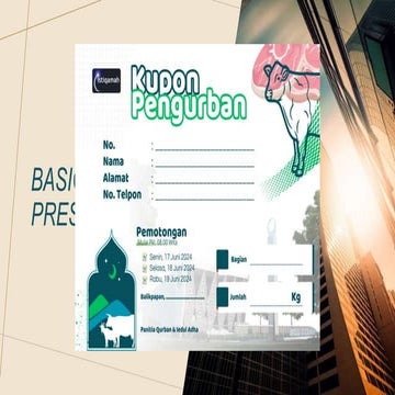 kupon sample qurban masjid indonesia terbaru.pptx | Islam | Religion & Spirituality