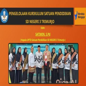 KURIKULUM. sd negeri 3 trimurjo kecamatan trimurjo | PPTX
