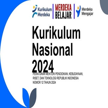 Kurikulum Nasional merdeka belajar untuk sd | PPTX
