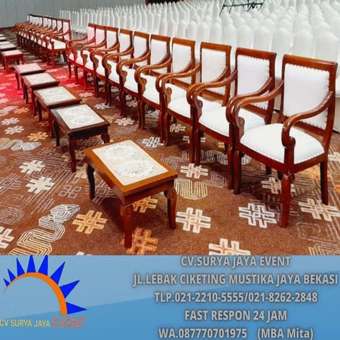 Sewa Kursi VIP Jokowi Dan Meja VIP Kayuu | PDF