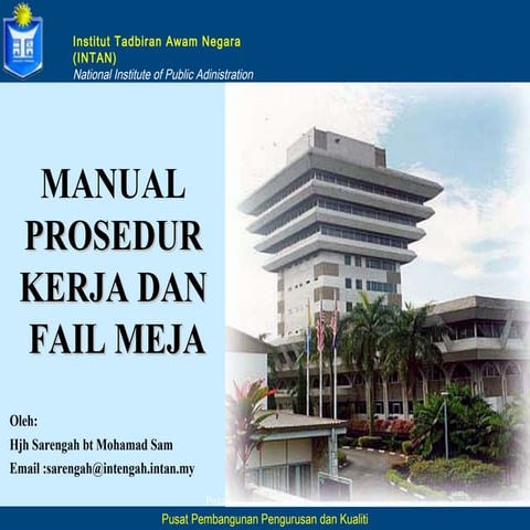 Kursus fail meja | PPT