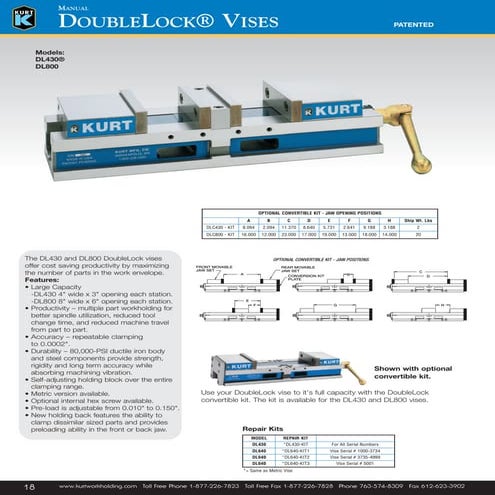 Kurt Double Lock Vise | PDF
