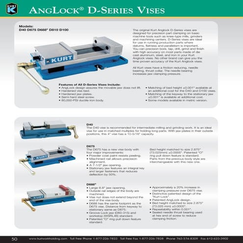 Kurt D Series Vise | PDF