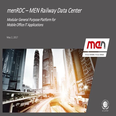 menRDC - MEN Railway Data Center | PDF