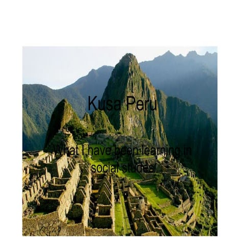 All About Peru | PPT