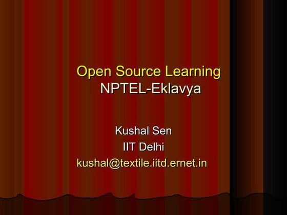 NPTEL | PPTX | Education