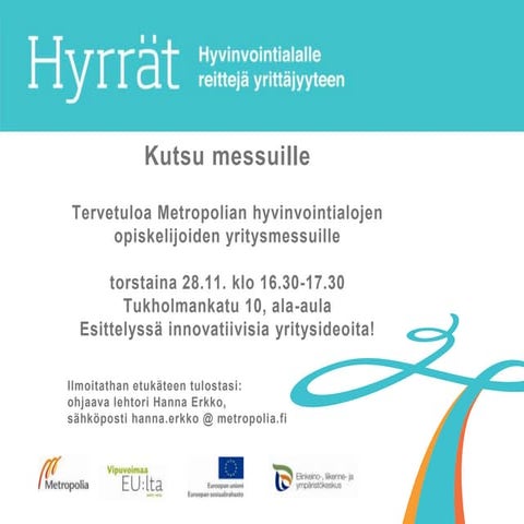 Kutsu: Hyrrä10-messut | PPTX