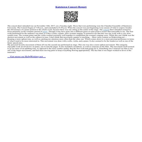 DIRECTIONS Title RecordedLive Popular Music Concert Report (E.docx