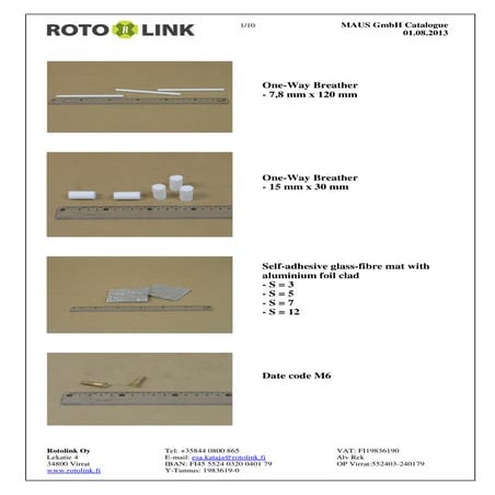 MAUS Catalogue | PDF