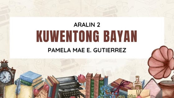 Si Buwan, Si Araw, at ang mga Bituin.pptx