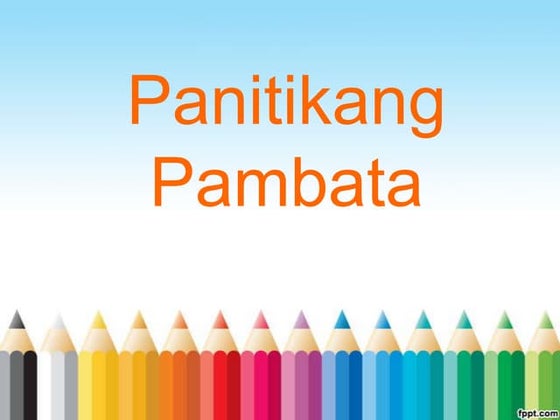 Pangawing || Pangawil | PPTX