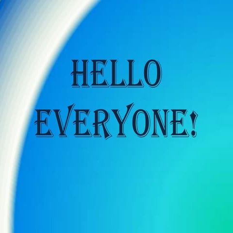 Kvinta a hello letter | PPTX